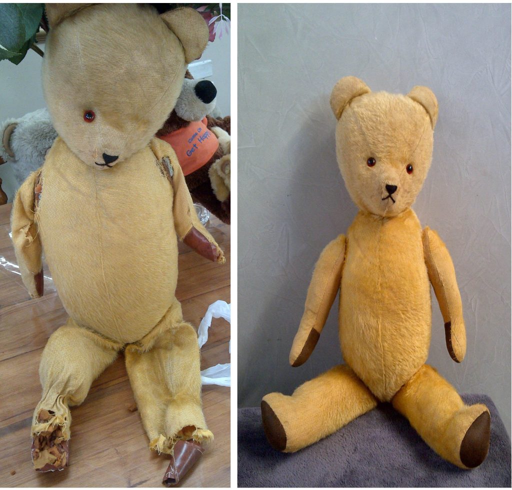 Teddy Bear Repairs/ Restoration. (NO LONGER AVAILABLE) – Fred-I-Bear